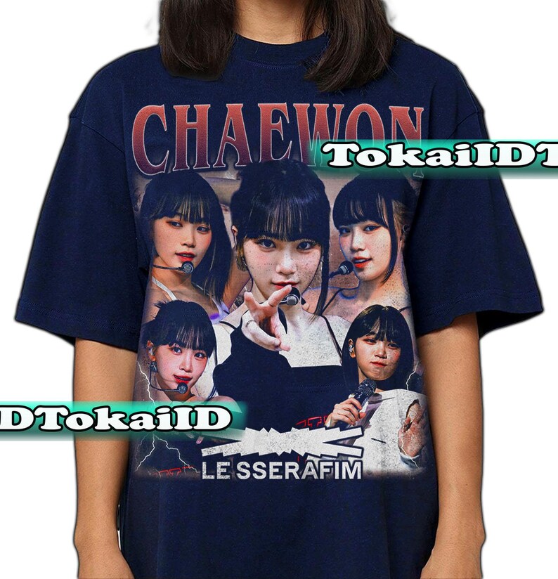 Retro 90s LE SSERAFIM Chaewon Retro 90s Bootleg T-shirt, Le Sserafim ...