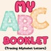 My ABC Tracing Booklet - Etsy