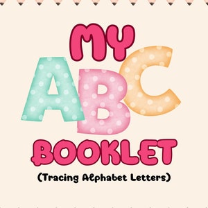 My ABC Tracing Booklet - Etsy