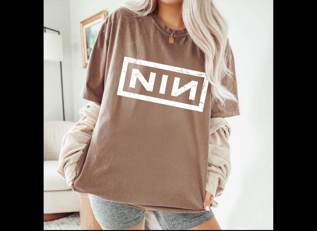 Vintage Nine Inch Nail Unisex T-shirt, NIN Merch Retro Tee, Rock Band ...