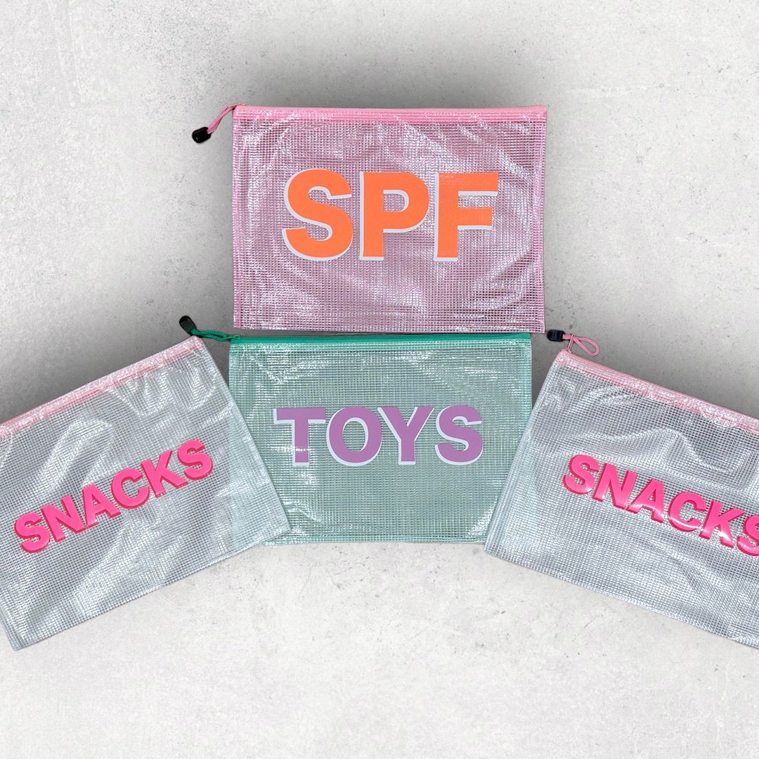 Personalized Pool Bag, Shadow Monogram Wet Bag SPF Bag, Kids Swim Bag ...