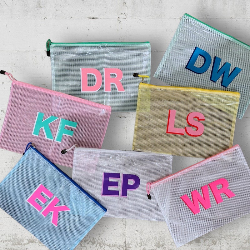 Monogrammed Bag - Etsy