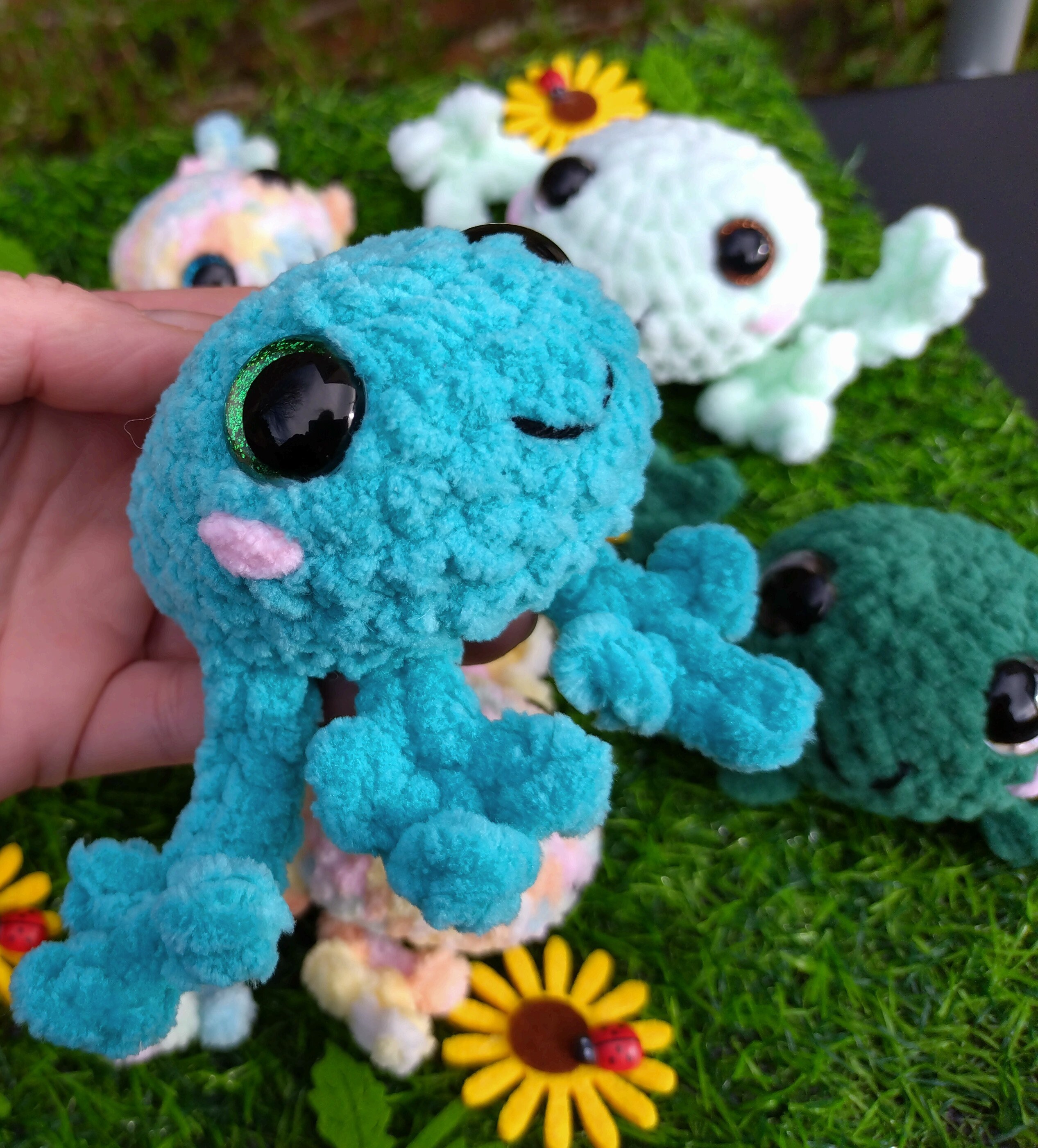 Crochet PATTERN No Sew Leggy Froggy Small Easy Quick Beginner Crochet ...