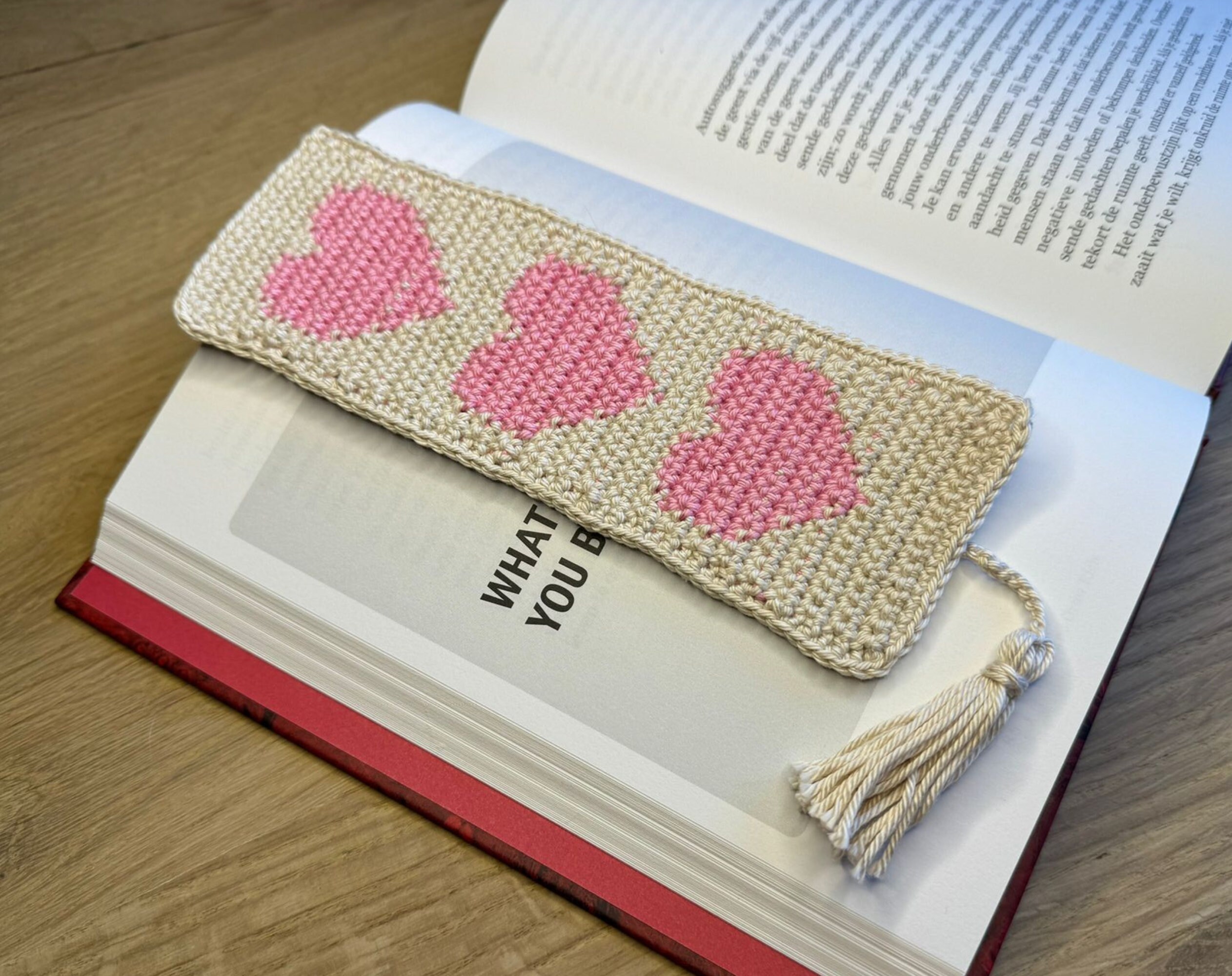 Heart Bookmark Crochet Pattern Minimalistic Easy Crochet With Detailed ...
