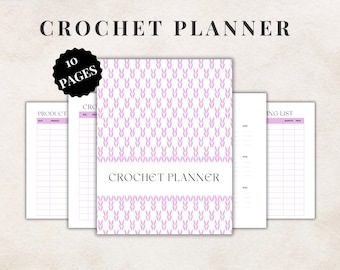 Crochet Project Tracker Printable Handy Reference Sheet for Crochet ...