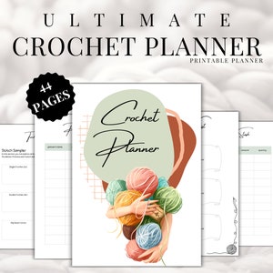 Ultimate Crochet Planner Printable Journal 44 Pages + 5 Covers ...