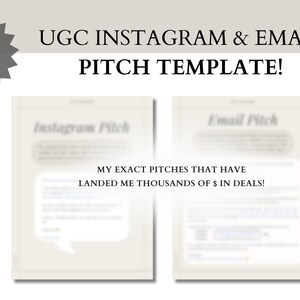 UGC Template Package: Portfolio, Rate Card, Invoice, Email Signature ...