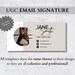 UGC Template Package: Portfolio, Rate Card, Invoice, Email Signature ...
