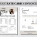 UGC Template Package: Portfolio, Rate Card, Invoice, Email Signature ...