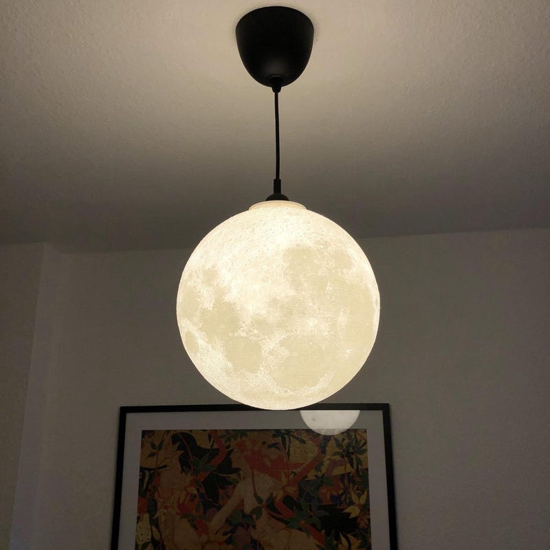 Moon Pendant Lampshade - Etsy UK