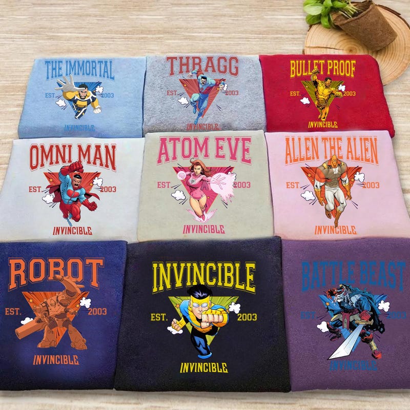 Invincible Merch - Etsy UK