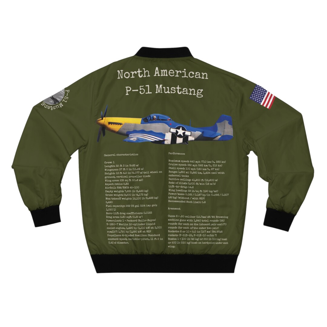 P51 Mustang Bomber Jacket D Day 80 Limited Edition North American ...