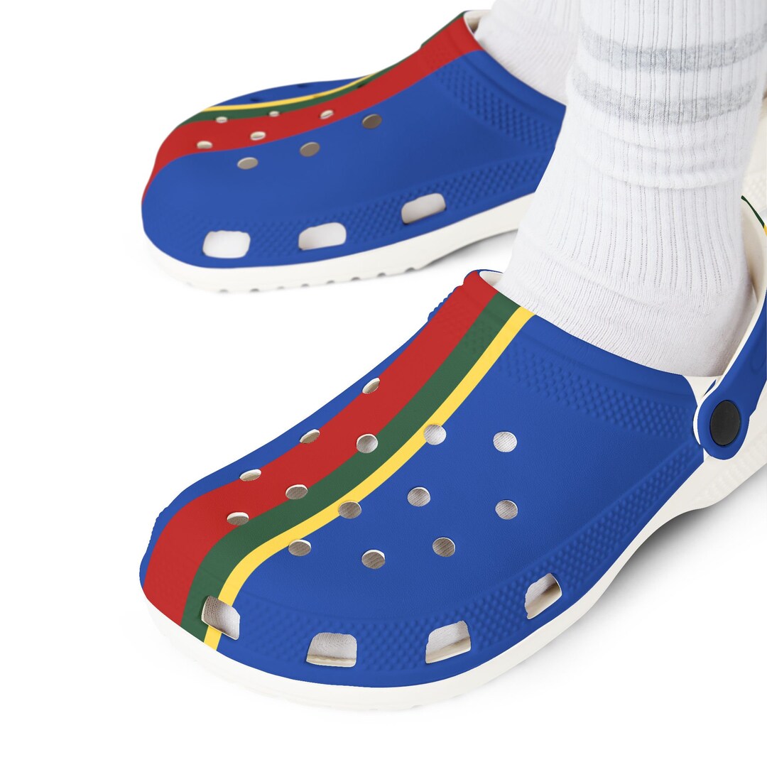 Royal Marines Clogs EVA Foam Shoes Corps Colours in Blue Yellow Green ...