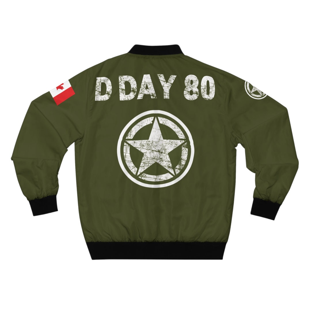 Bomber Jacket D Day 80 Limited Edition WW2 World War II Allied Star ...