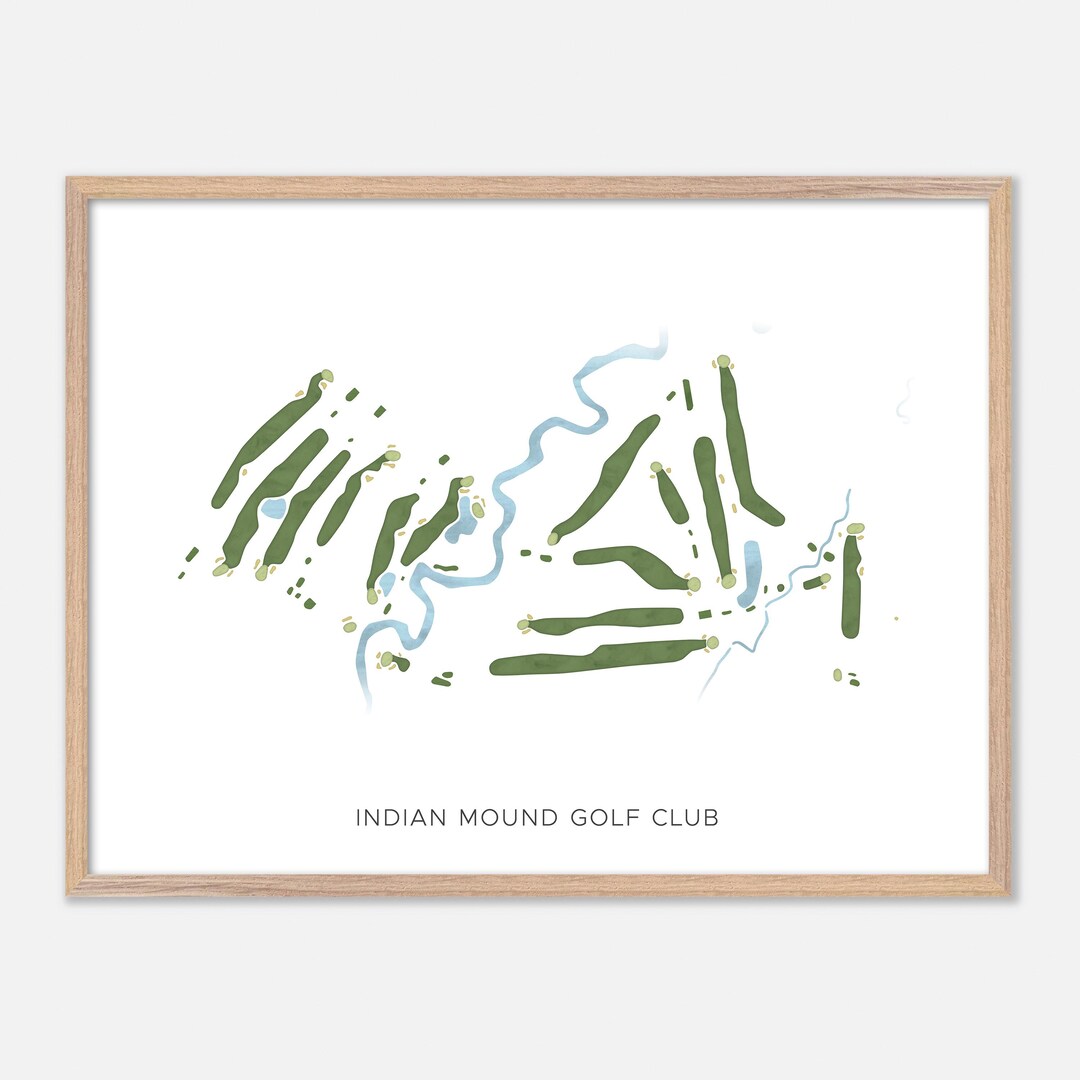 Indian Mound Golf Club in Ossipee, New Hampshire - Modern Watercolor ...