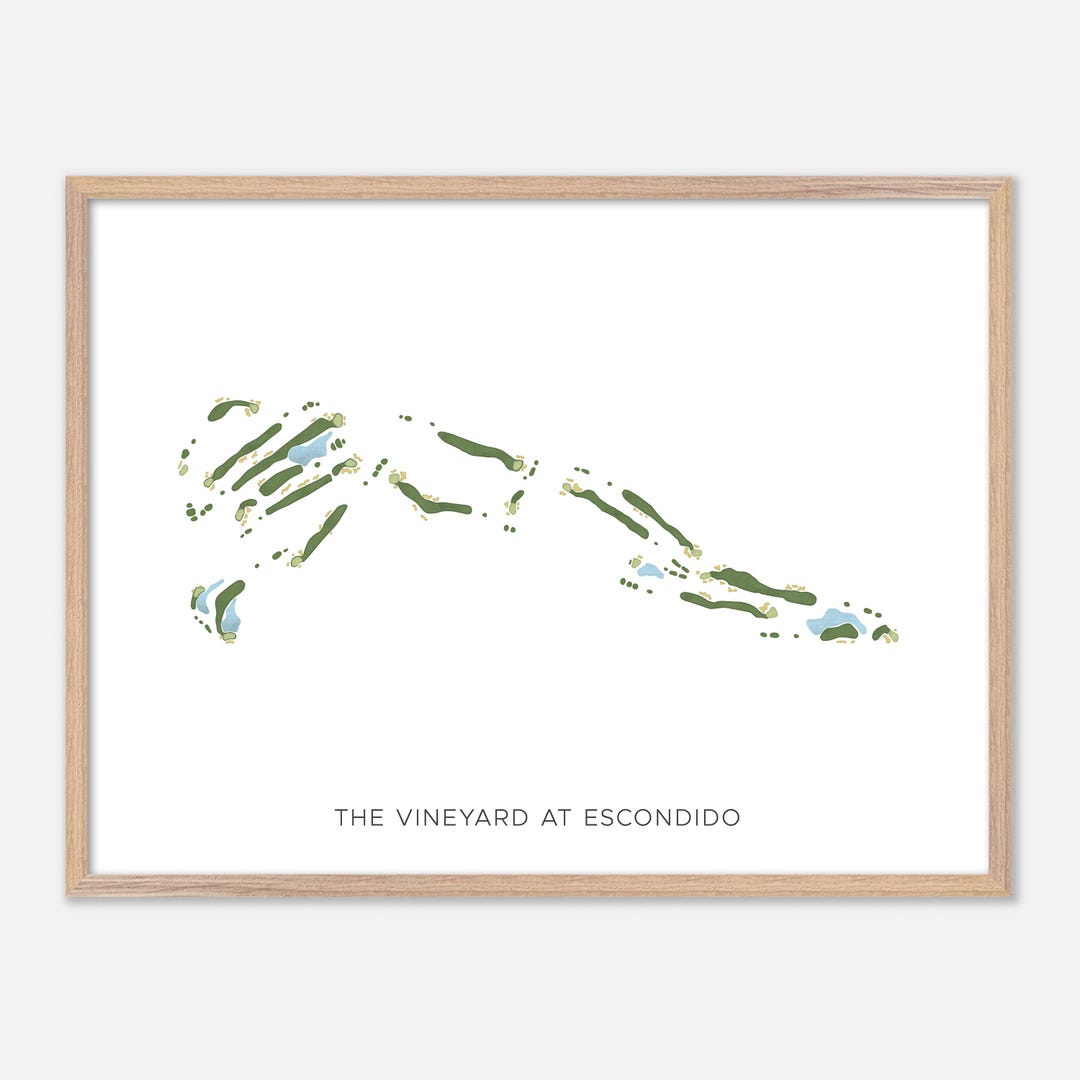 The Vineyard at Escondido in Escondido, California - Modern Watercolor ...