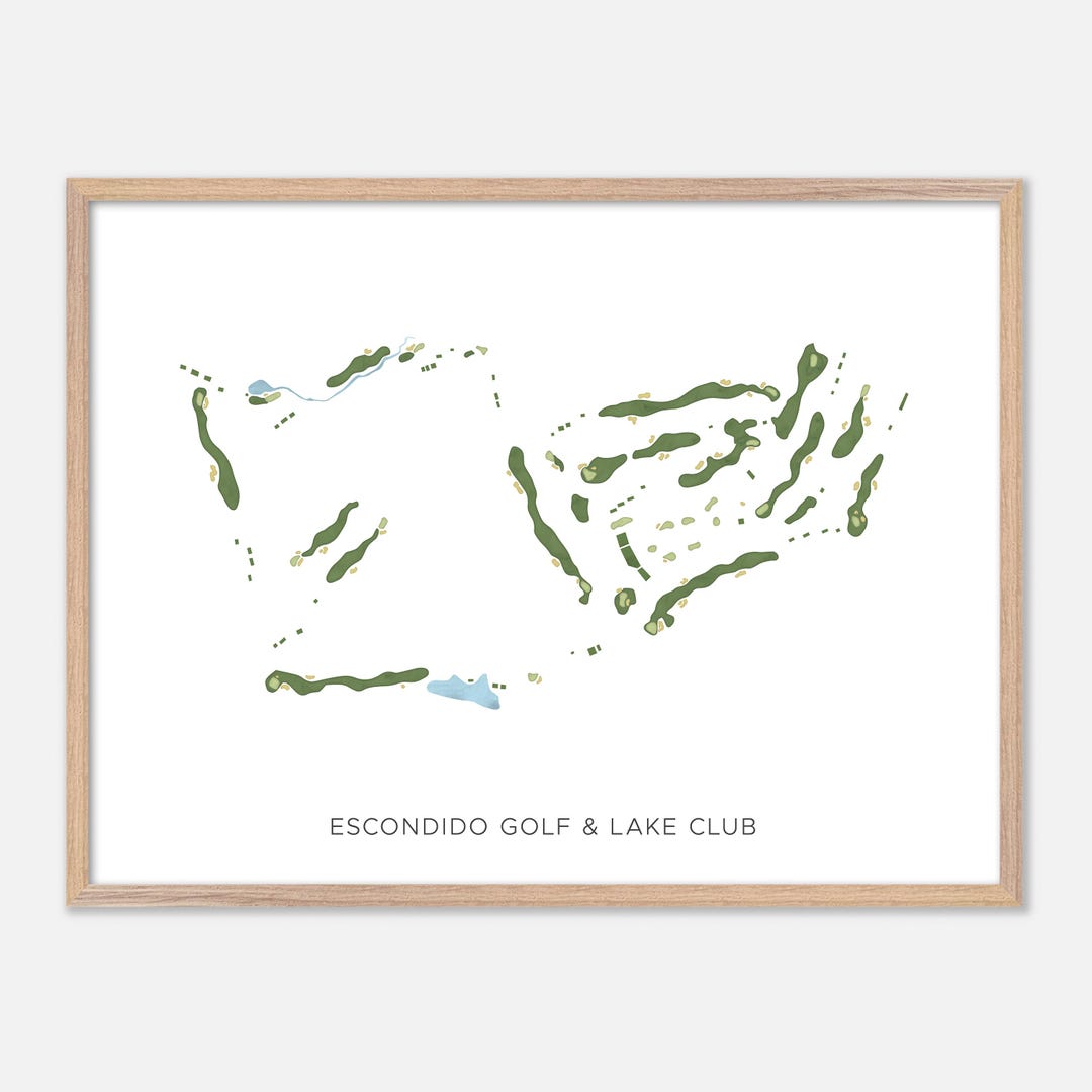 Escondido Golf & Lake Club in Horseshoe Bay, Texas - Modern Watercolor ...