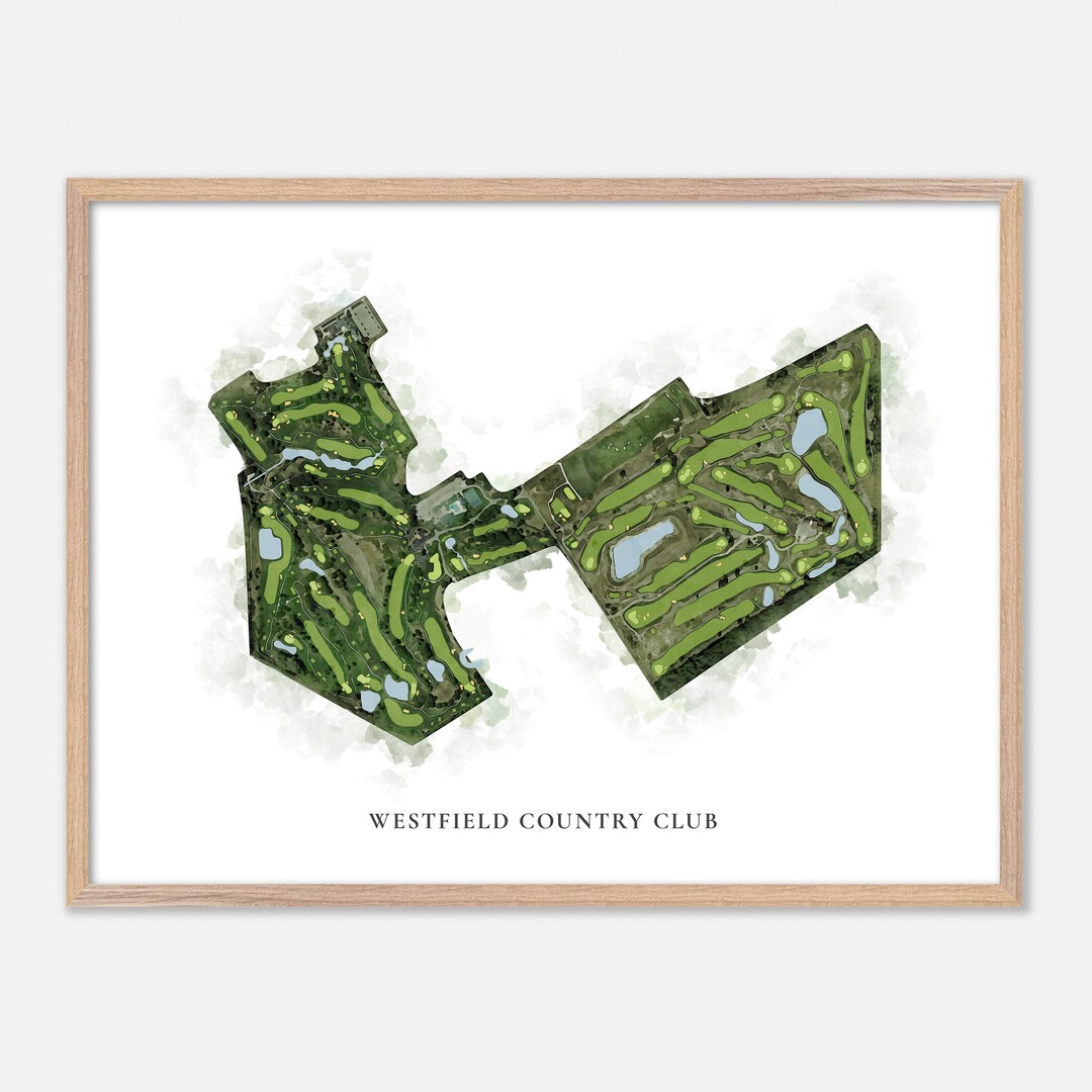 Westfield Country Club in Westfield Center, Ohio - Classic Watercolor ...