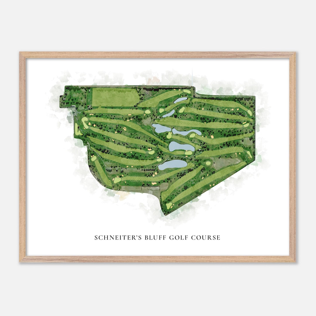 Schneiter's Bluff Golf Course in West Point, Utah - Classic Watercolor ...