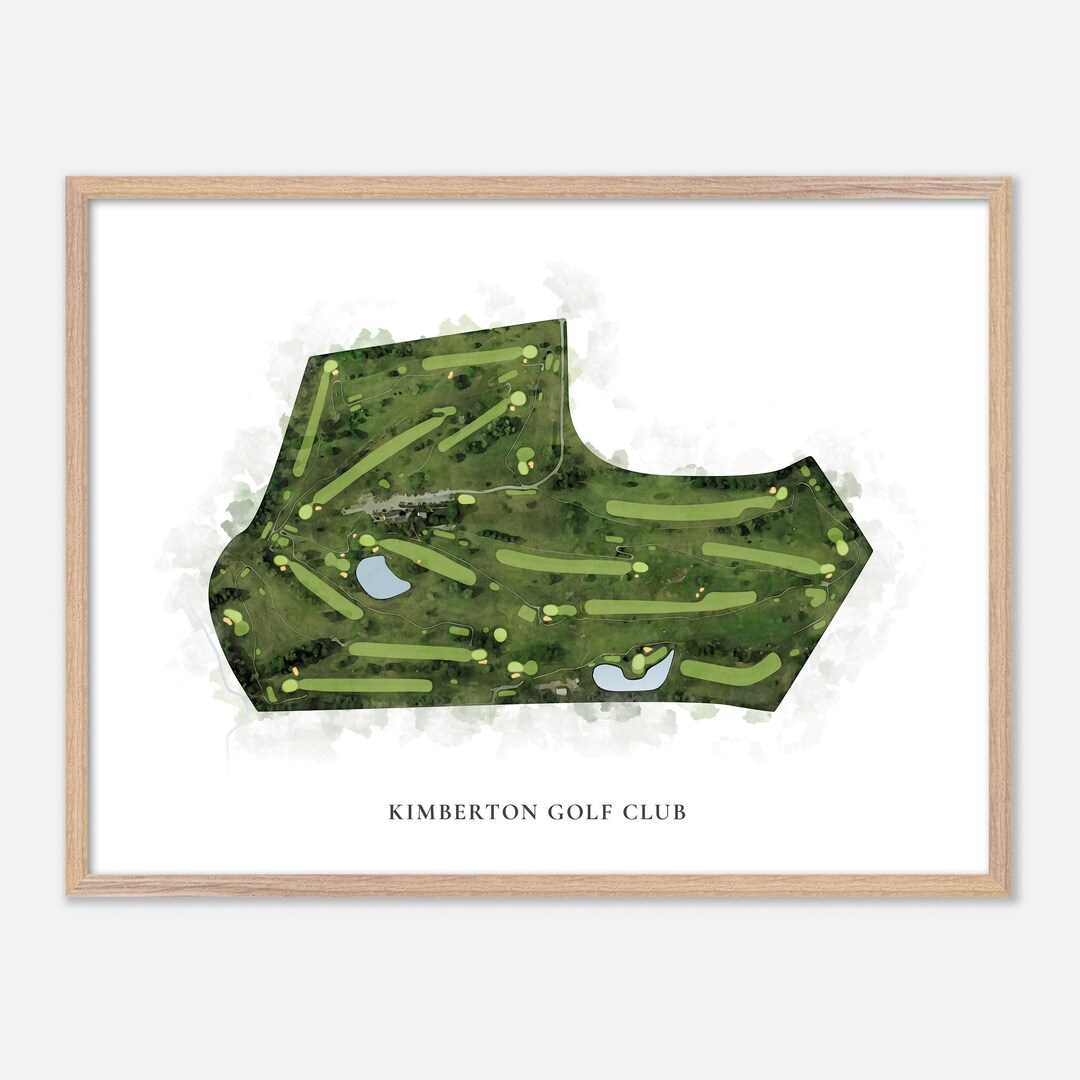 Kimberton Golf Club in Phoenixville, Pennsylvania - Classic Watercolor ...