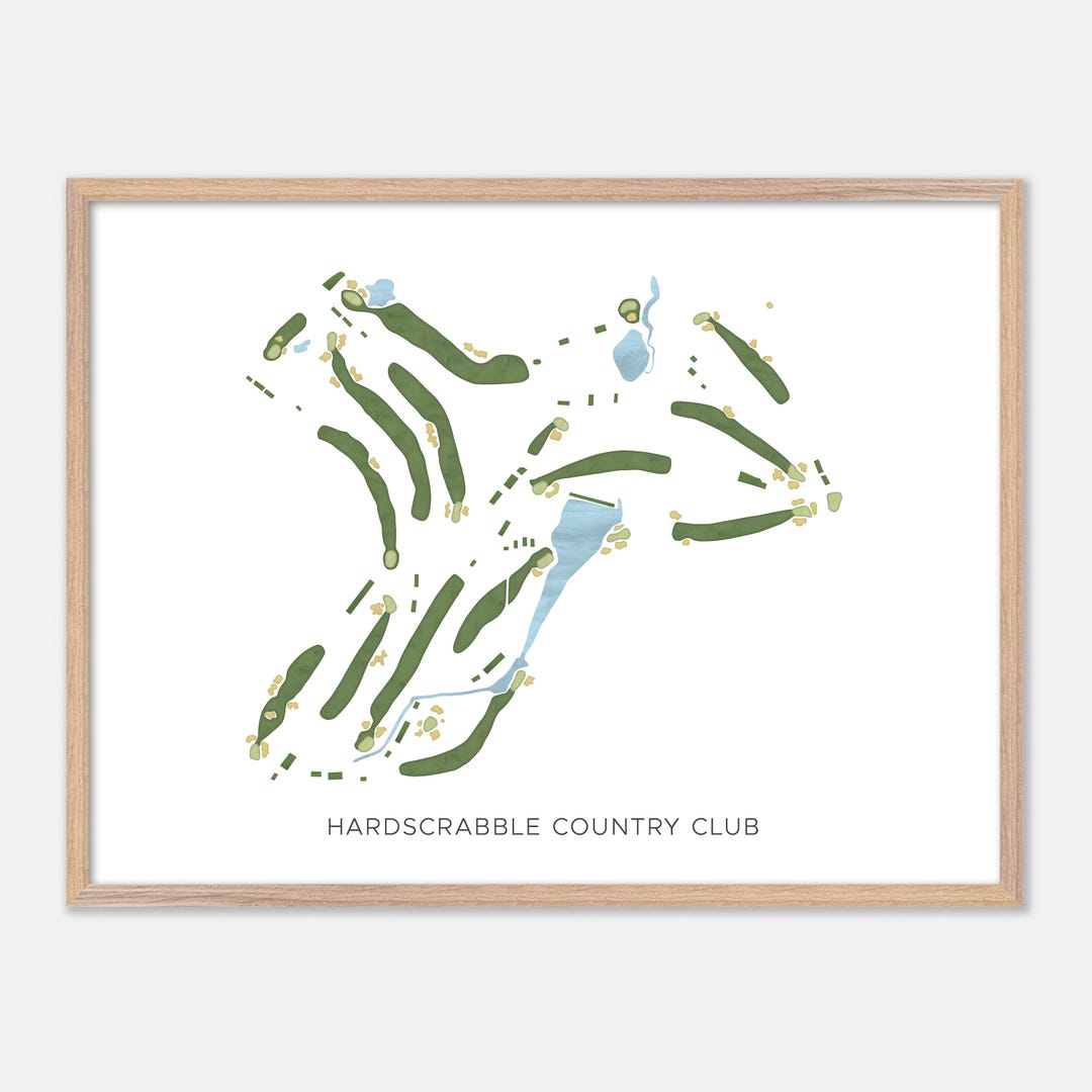 Hardscrabble Country Club in Fort Smith, Arkansas - Modern Watercolor ...