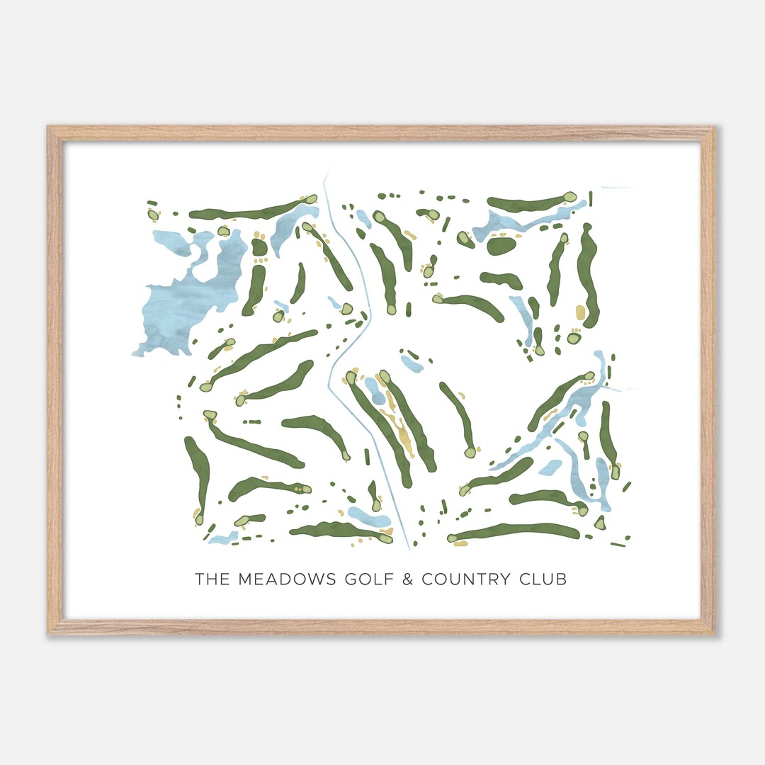 The Meadows Golf & Country Club in Ottawa, Canada - Modern Watercolor ...