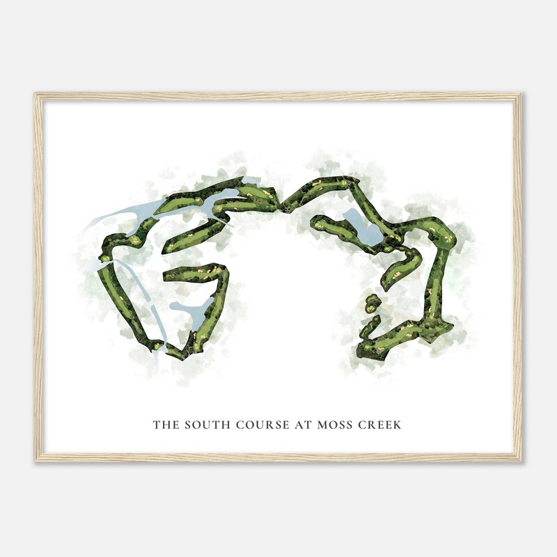 Green Moss Map - Etsy