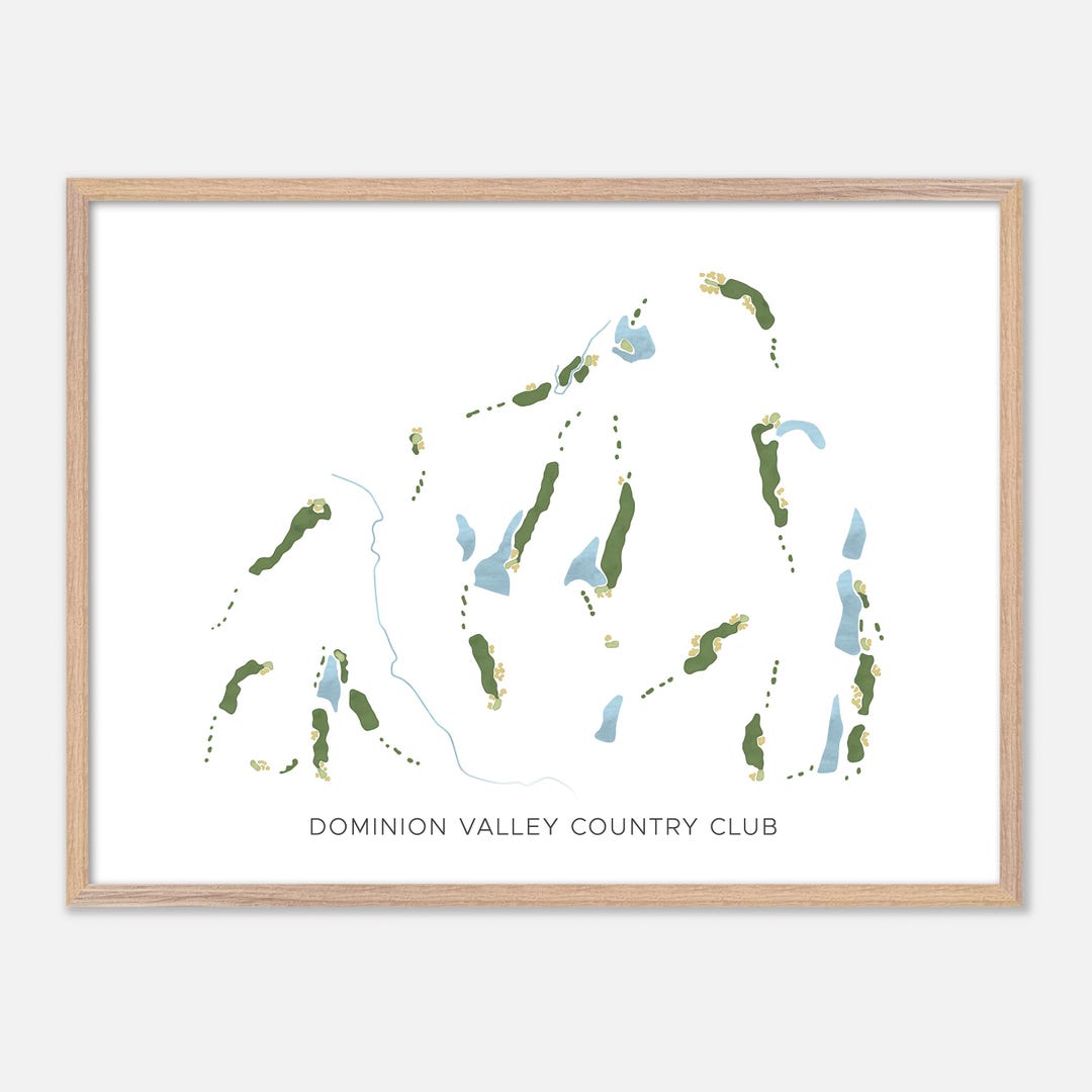 Dominion Valley Country Club in Haymarket, Virginia - Modern Watercolor ...