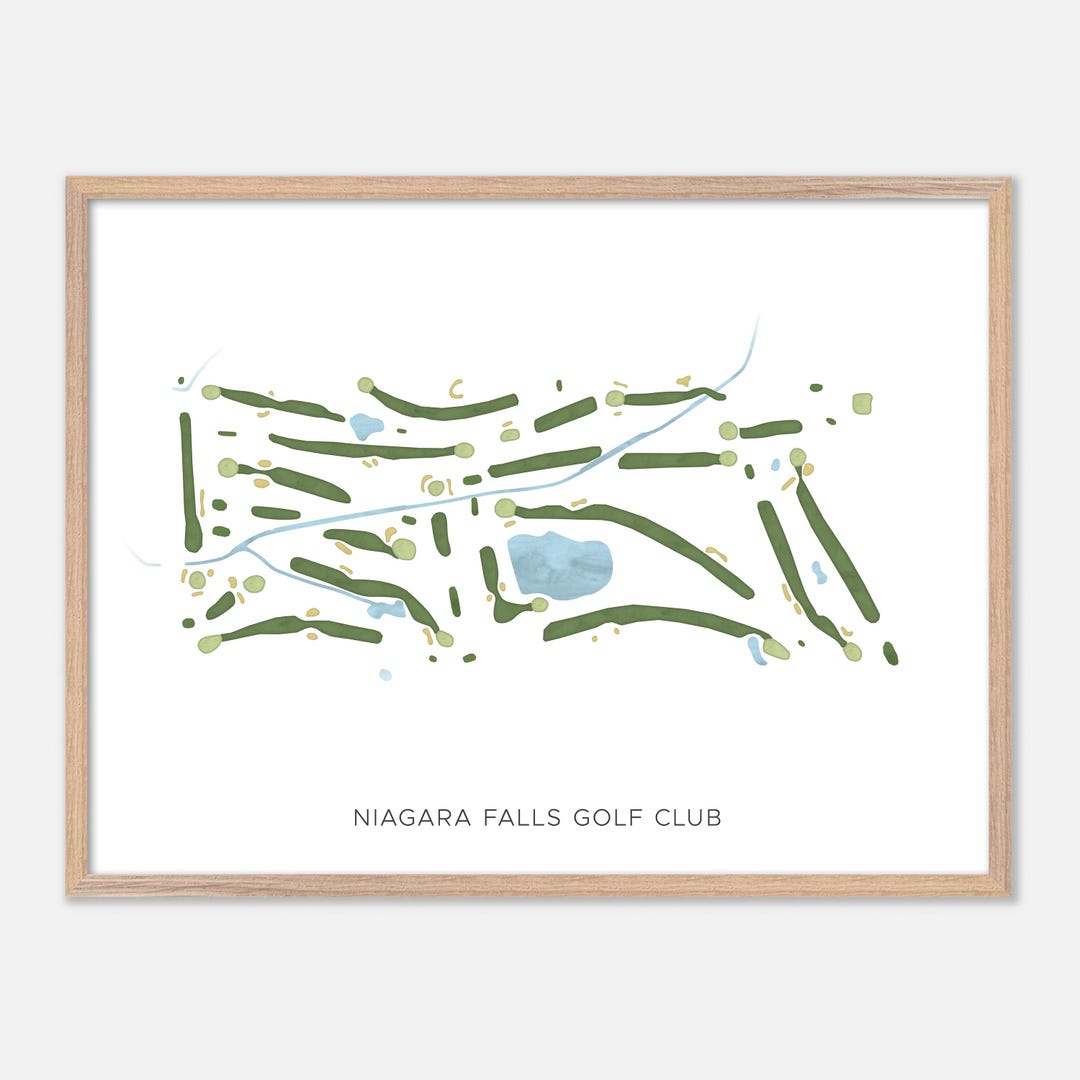 Niagara Falls Golf Club in Niagara Falls, Canada - Modern Watercolor ...