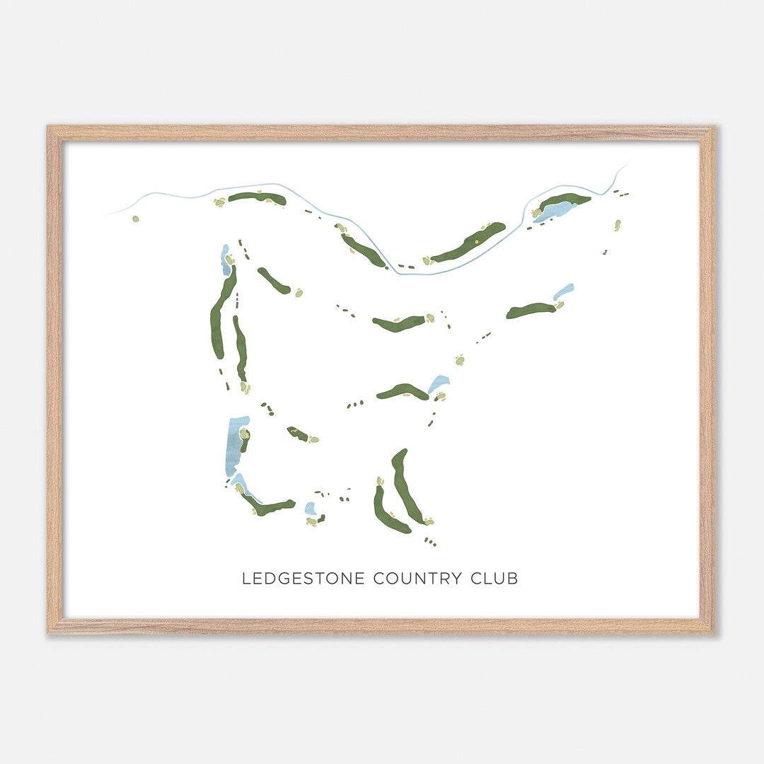 Ledgestone Country Club in Branson West, Missouri - Modern Watercolor ...