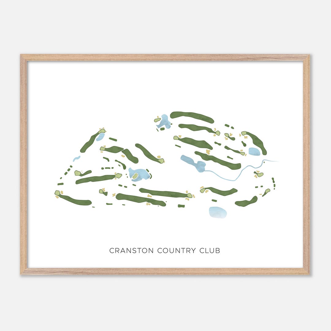 Cranston Country Club in Cranston, Rhode Island - Moderne Aquarell ...