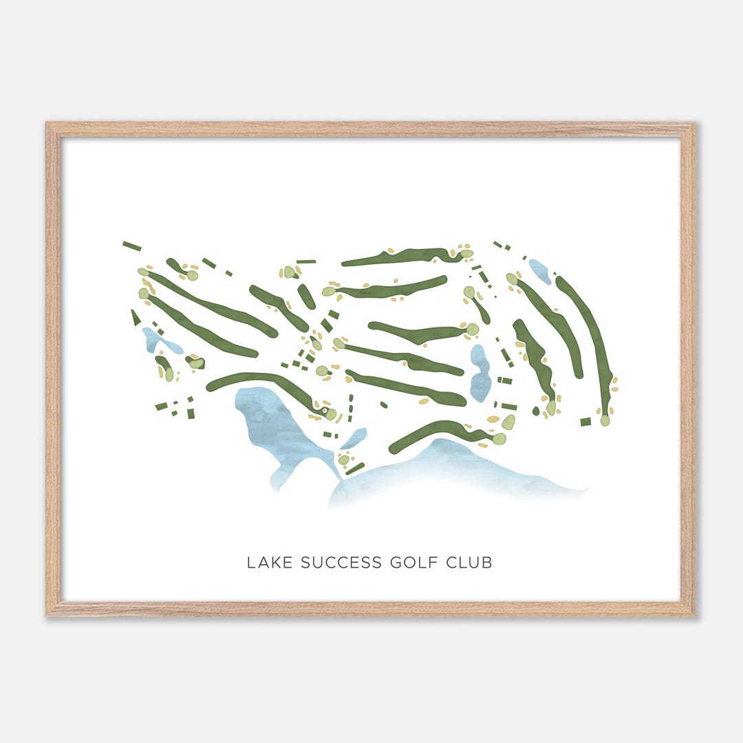 Lake Success Golf Club in Lake Success, New York - Modern Watercolor ...