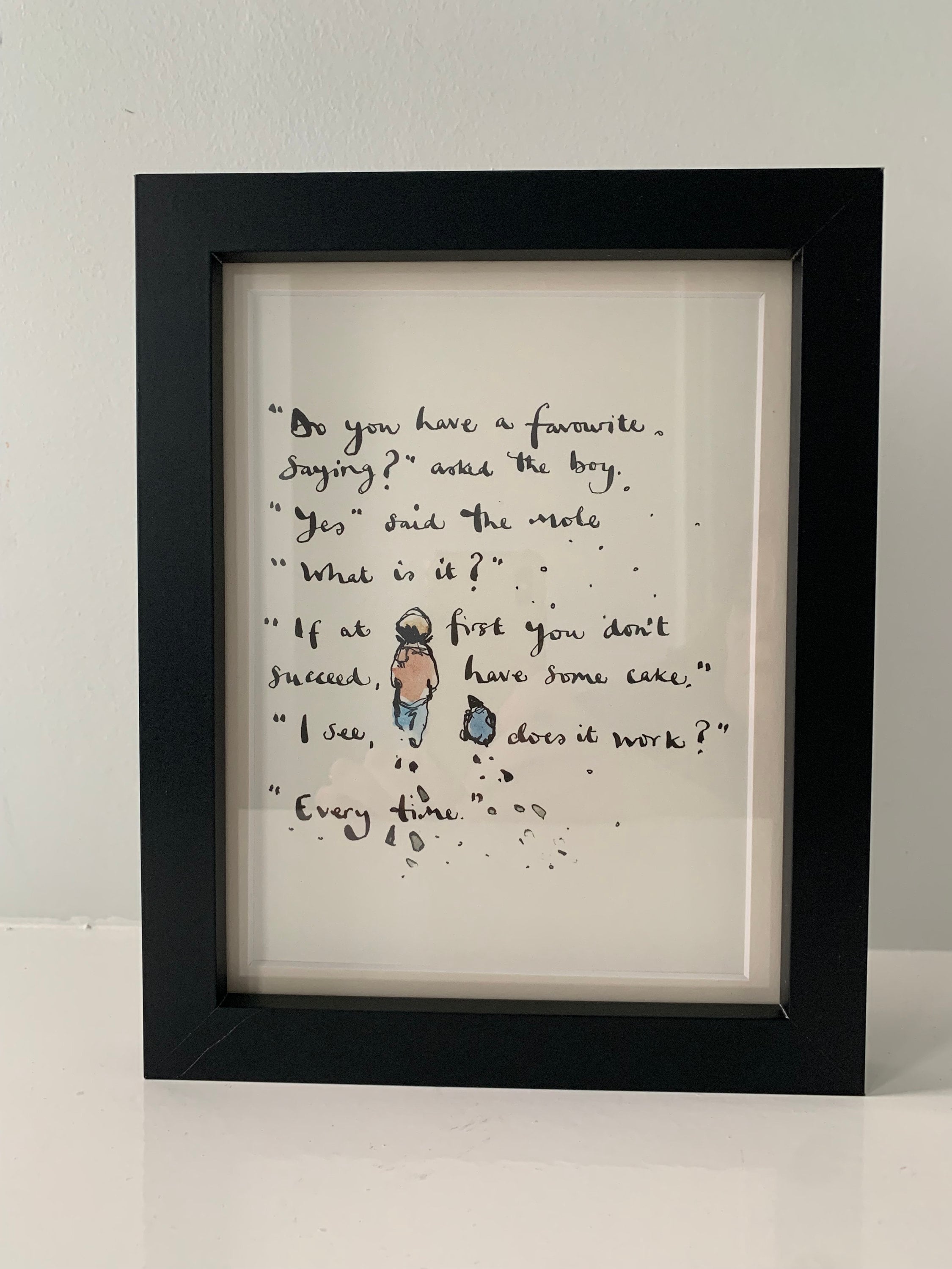 If at First You Don't Succeed, Have Some Cake Framed Print Charlie ...