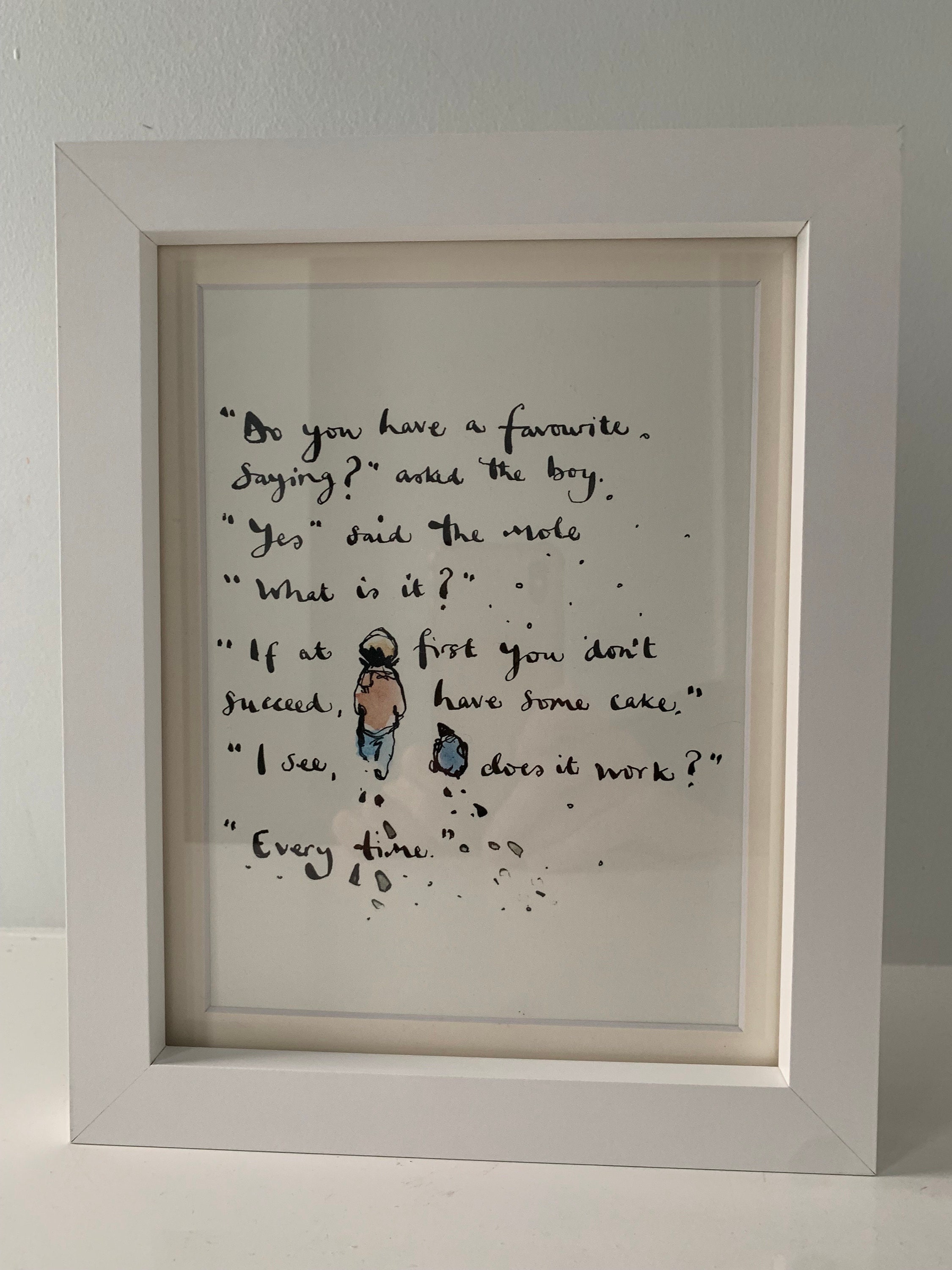 If at First You Don't Succeed, Have Some Cake Framed Print Charlie ...