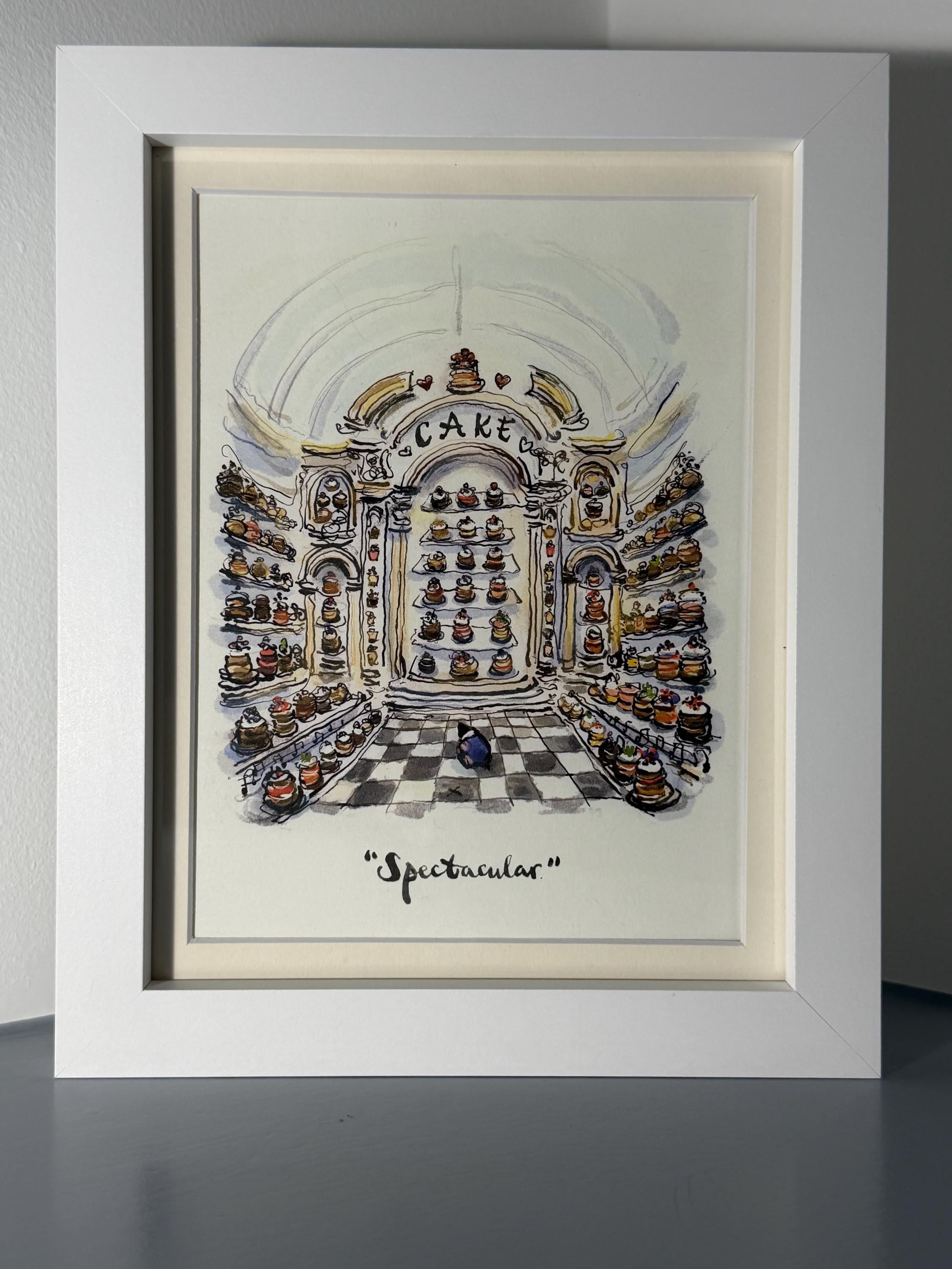 Moles "spectacular" Cake Shop Framed Print Charlie Mackesy the Boy the ...