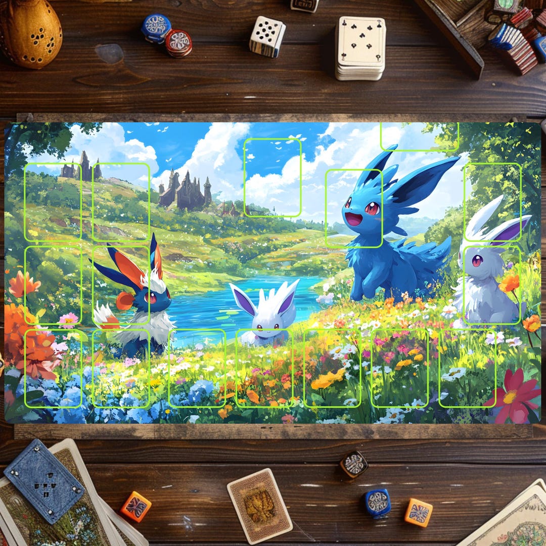 Pokemon Play Mat, Pokemon Gaming Mat Playmat, Card Games Play Mat, TGC ...