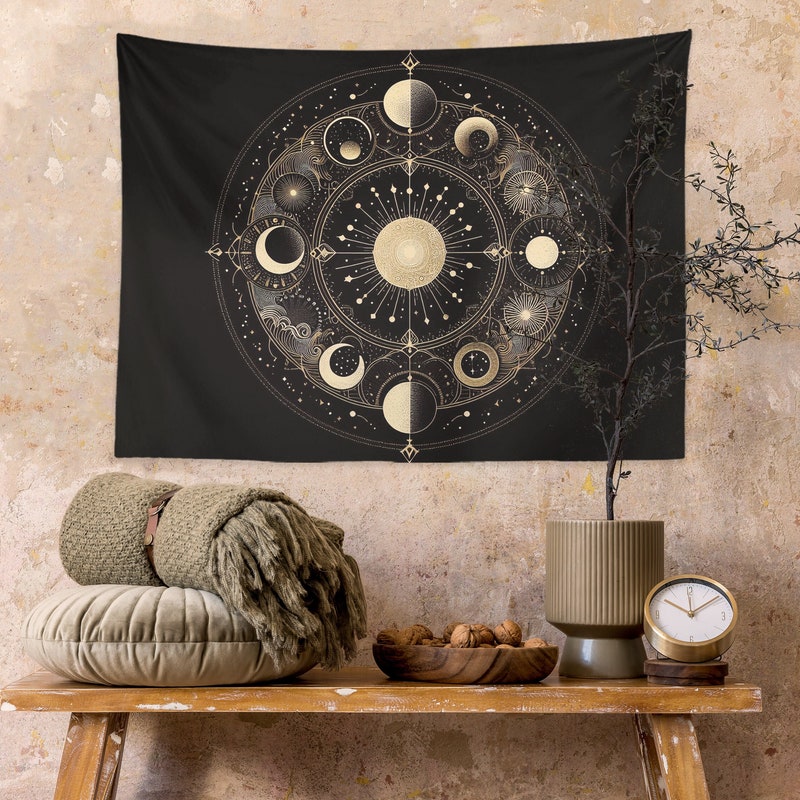 Moon Phase Tapestry - Etsy