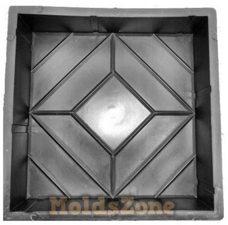 Mold for Concrete Paving Slabs, Stone Pattern, Concrete Garden ...