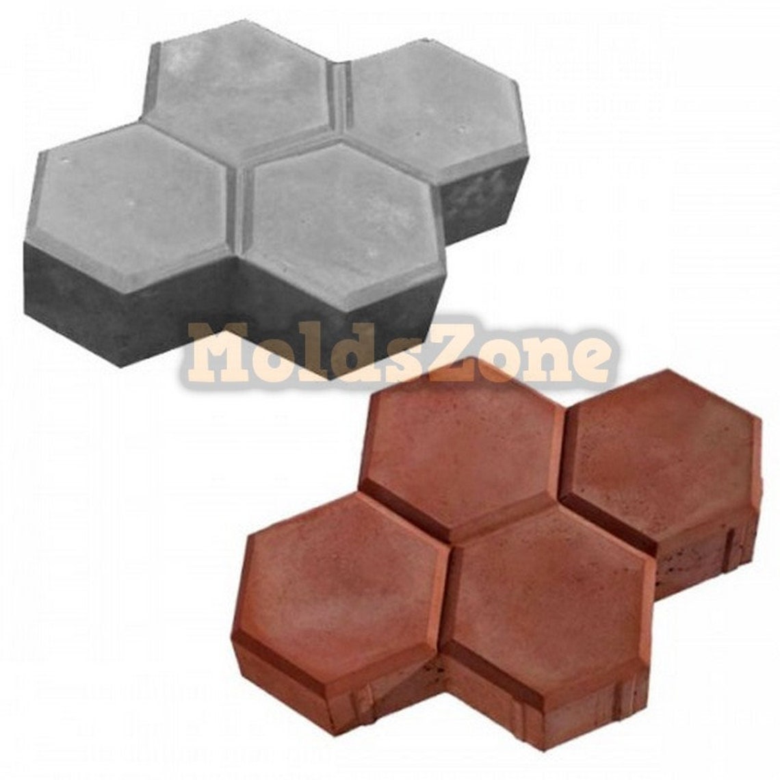 Mold for Concrete Paving Slabs, Stone Pattern, Concrete Garden ...