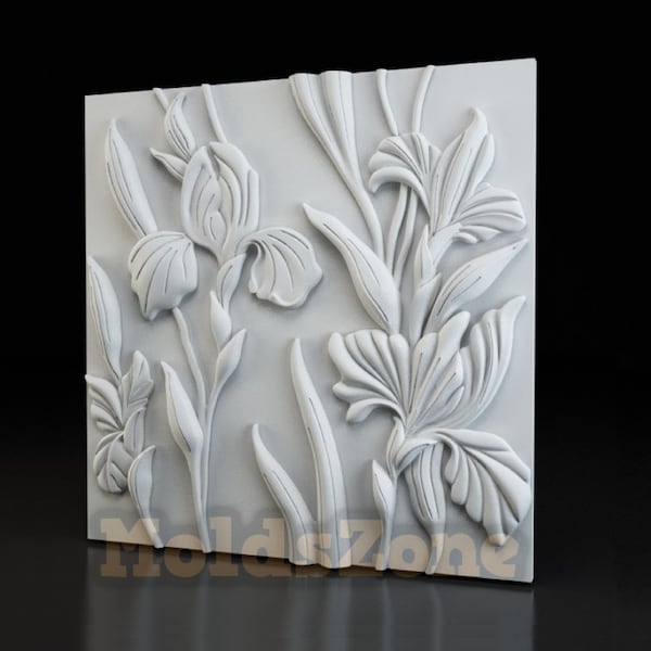 3d Wall Panel Mold - Etsy