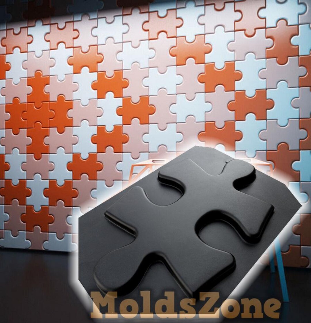 3D Wall Panel Mold for Gypsum, Plaster or Concrete Tile for Decorative ...