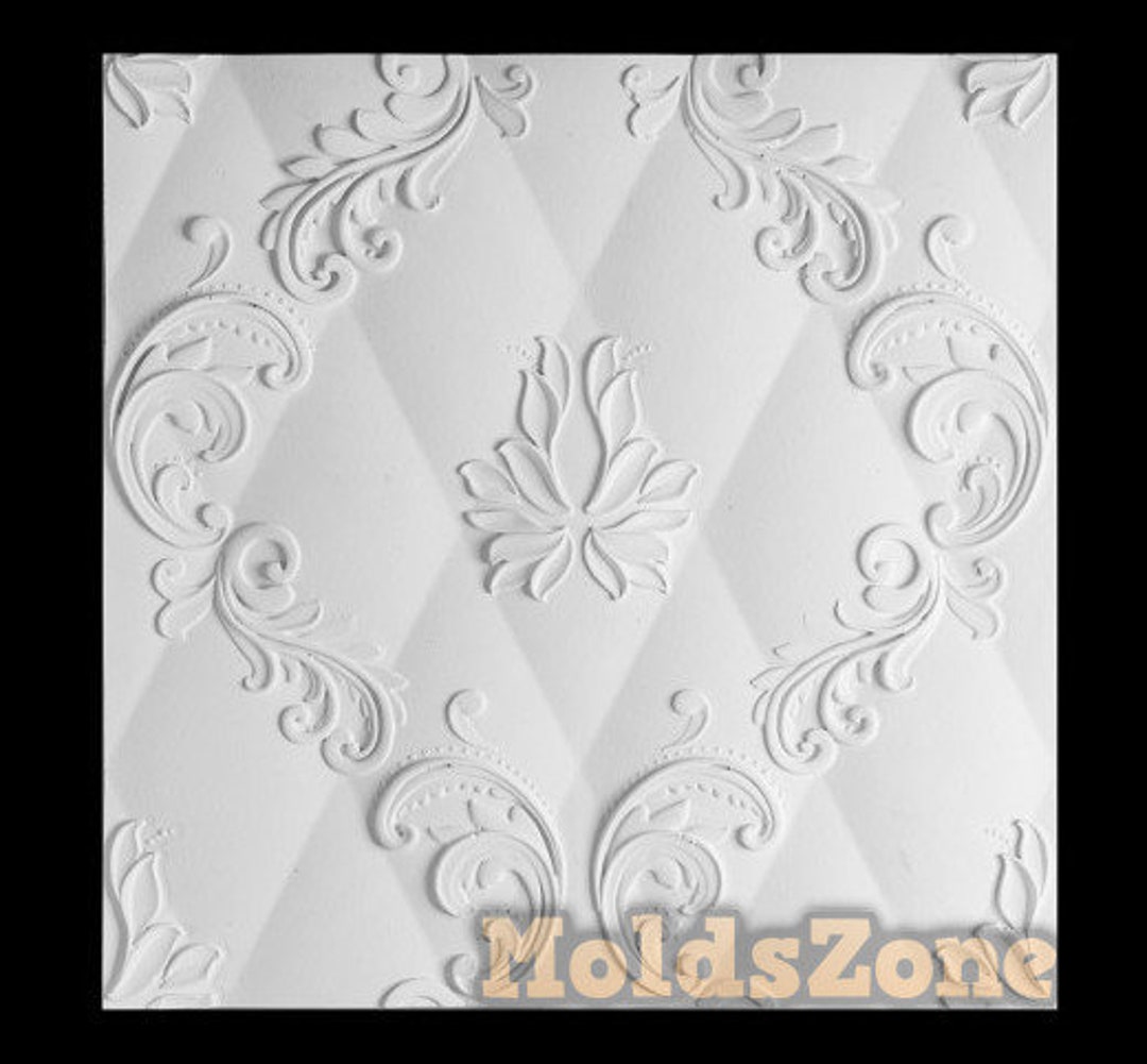 3D Wall Panel Mold for Gypsum, Plaster or Concrete Tile for Decorative ...