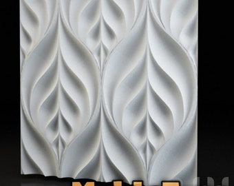 3D Panel Mold for Gypsum, Plaster or Concrete Tile for Decorative Wall ...
