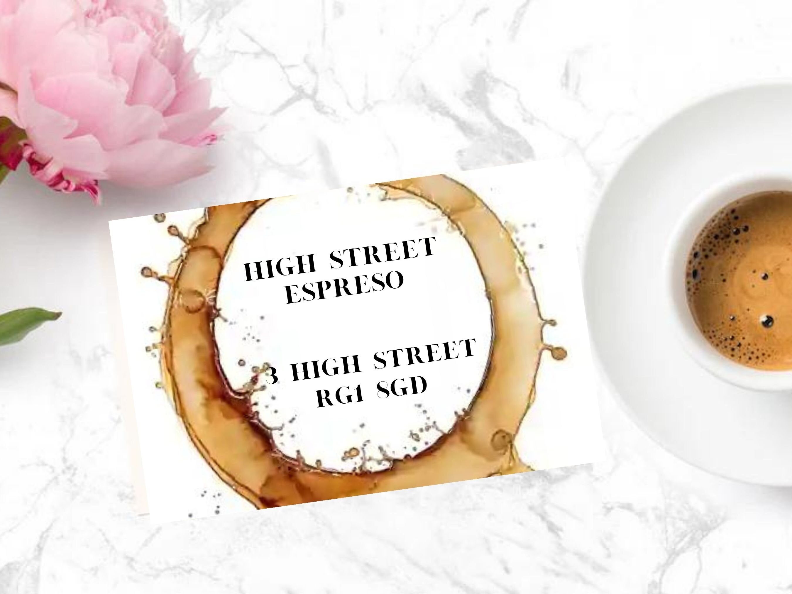 Coffee Stains Clipart SVG PNG Digital Coffee and Espresso Clip Art Ring ...