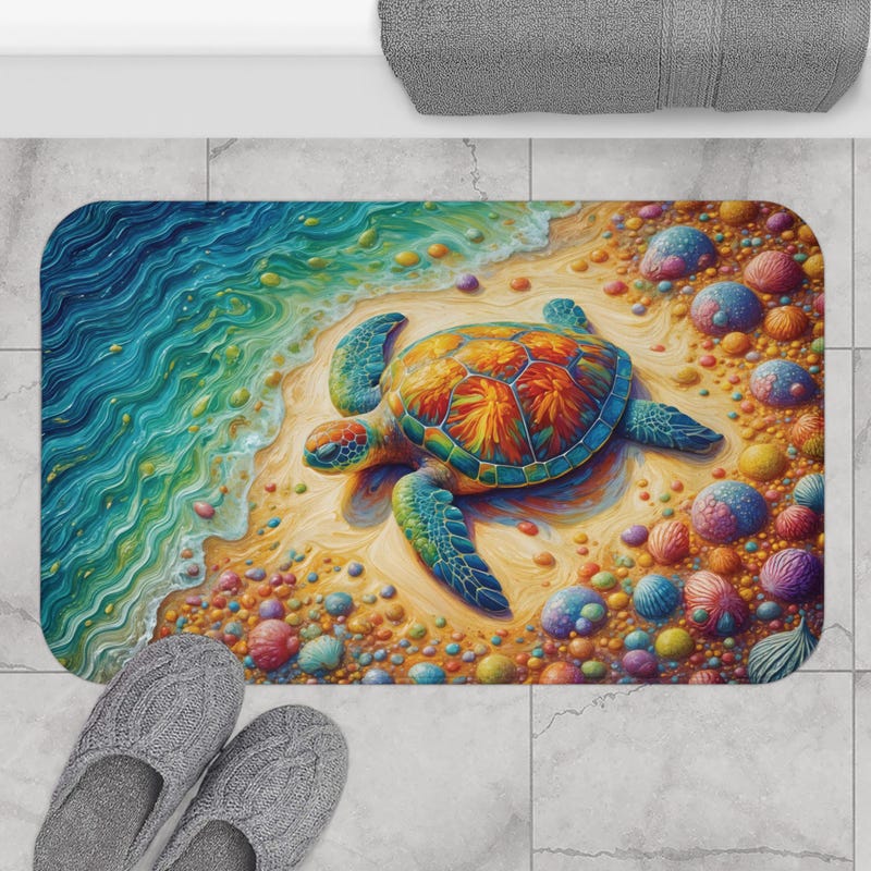 Turtle Runner Rug - Etsy
