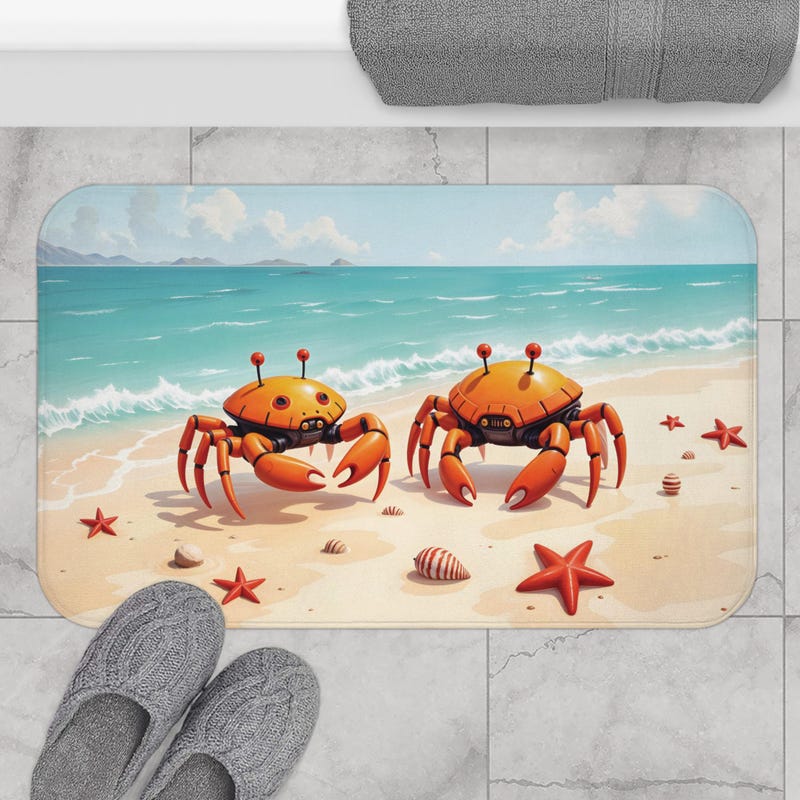 Crab Bath Mat - Etsy