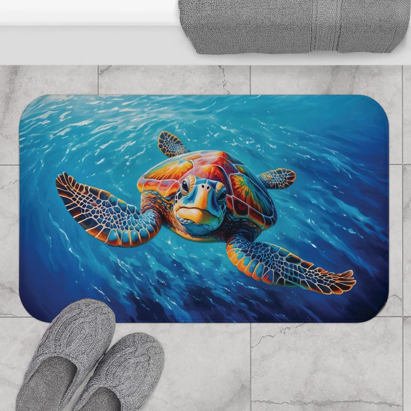 Turtle Runner Rug - Etsy