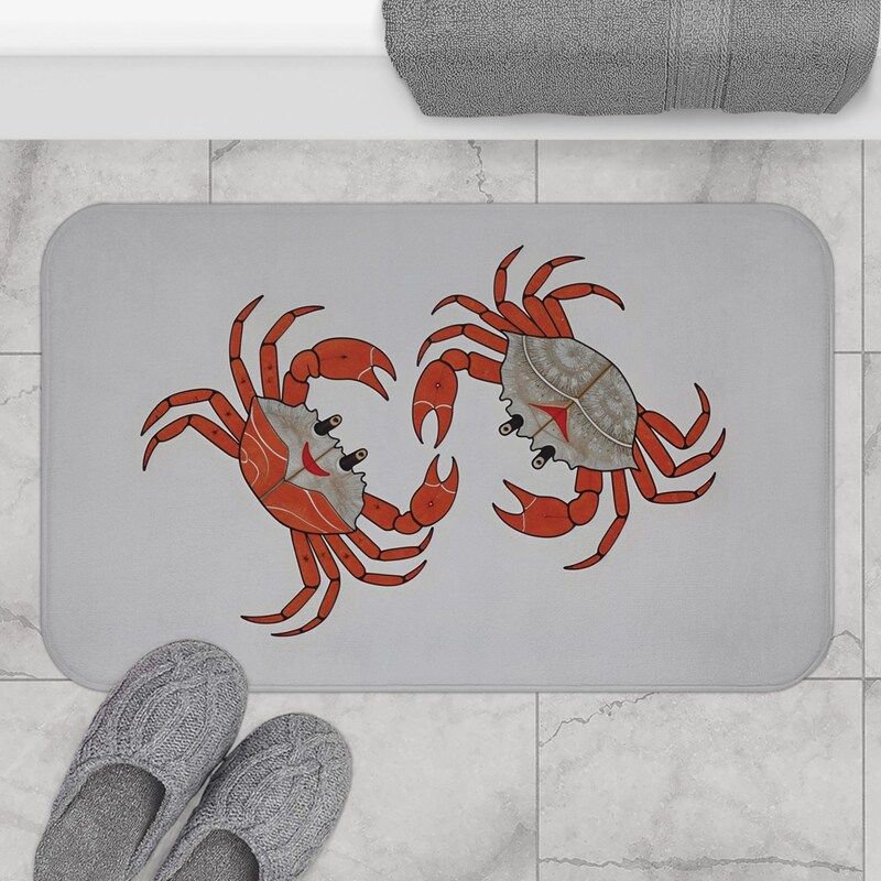 Crab Bath Mat - Etsy