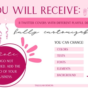 Pink Themed Twitter Cover Canva Template, Soft Pink Social Media Banner ...