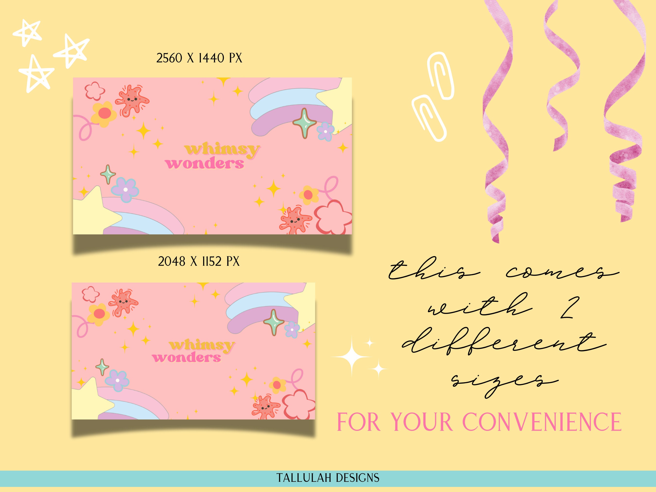 Playful Designs Youtube Banner Canva Template, Social Media Banners ...